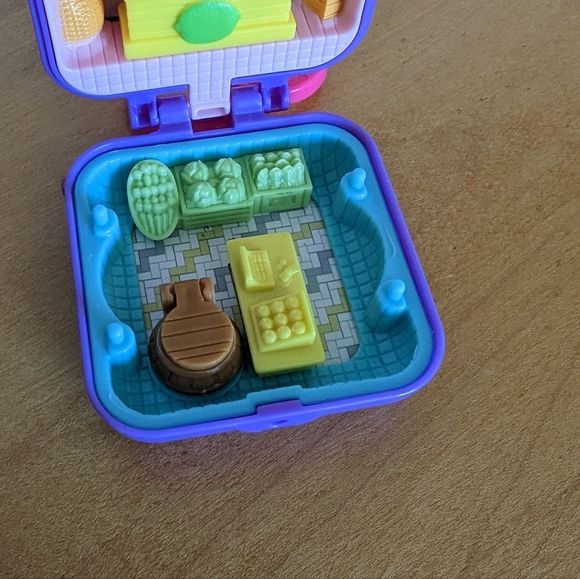 Mattel | Toys | Polly Pocket Tiny Places Farmers Market With Cat Cash ...